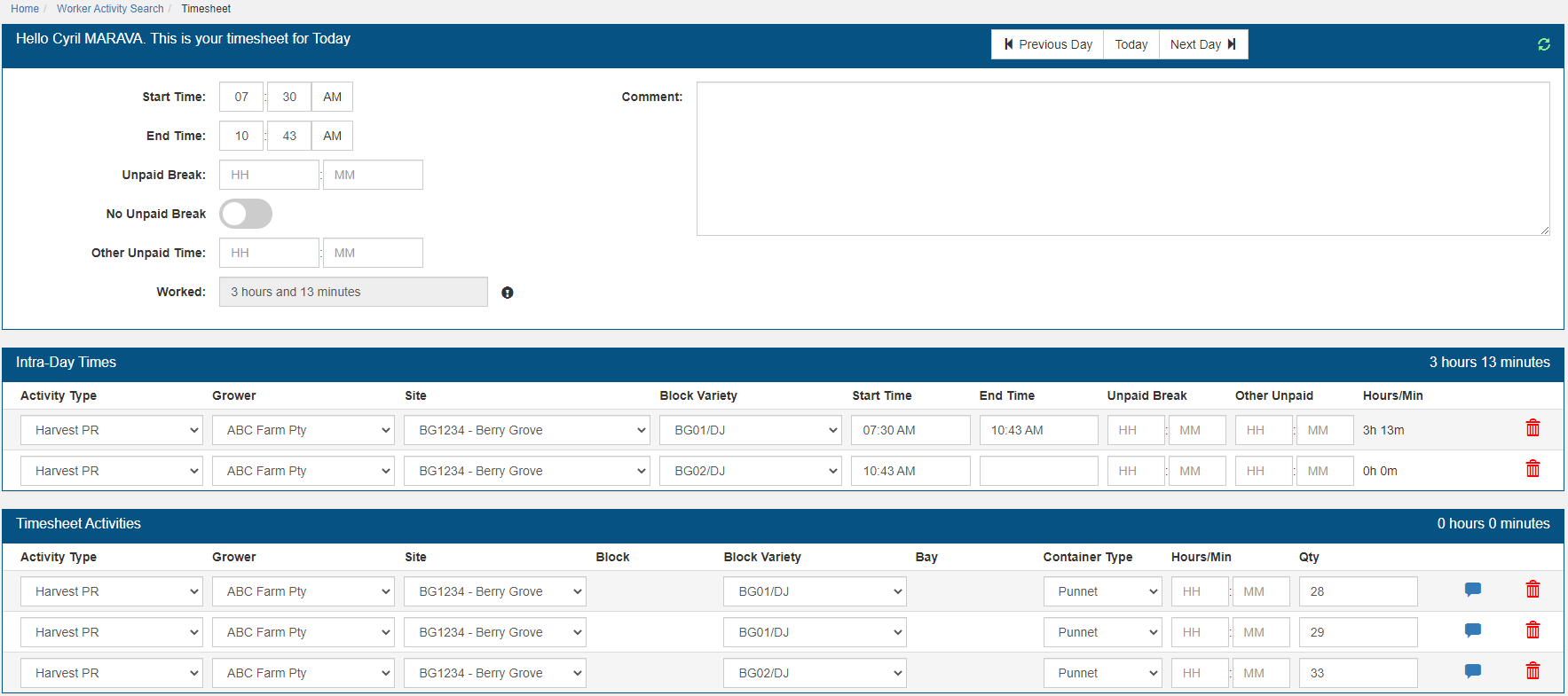 Intra-Day App Toggles - ABC Software Ltd